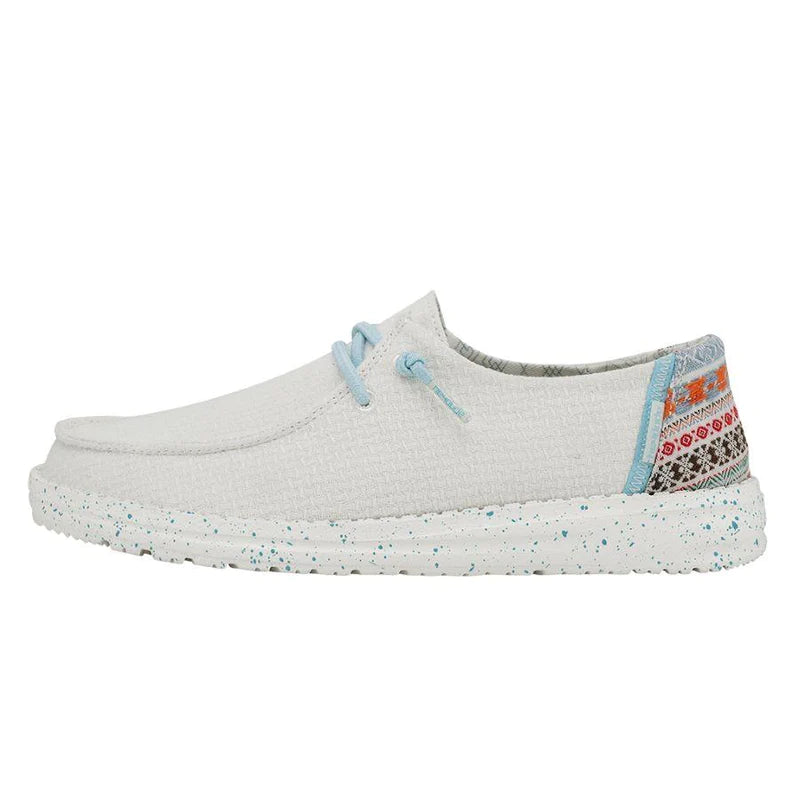 Hey Dude Women's Wendy, White Aztec – SOPRO Gear